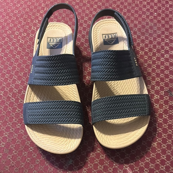 Reef | Shoes | Reef Black And Beige Water Vista Sandal | Poshmark